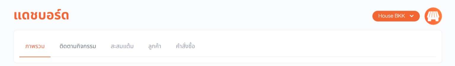 สรุปภาพรวมของระบบในรูปแบบ Dashboard Overview - SABLE
